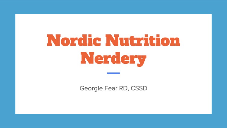 Nordic Nutrition Nerdery - Nordic Ski Lab