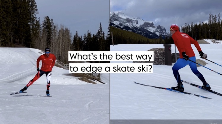 What's the best way to edge a skate ski? - Nordic Ski Lab